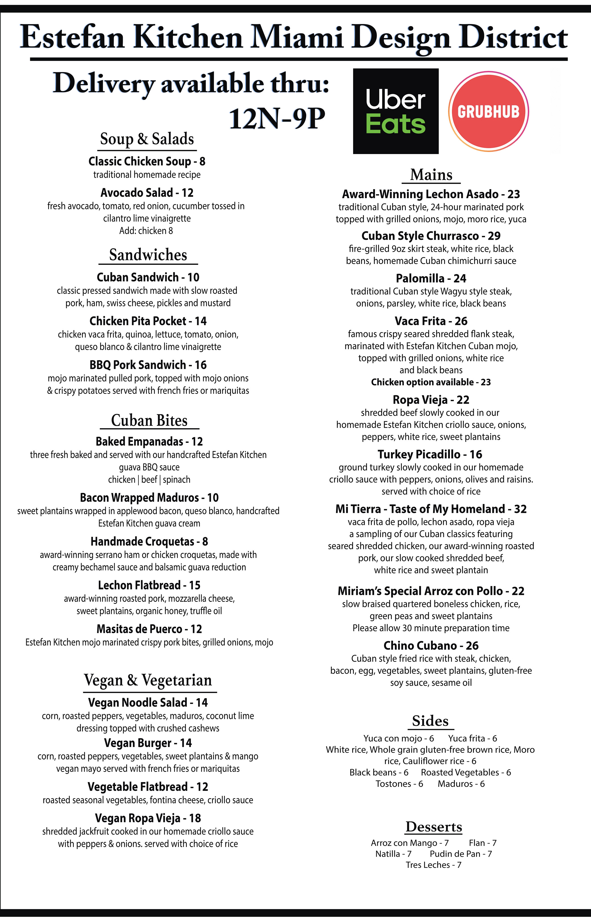 Estefan Kitchen Delivery Service | Miami Design District